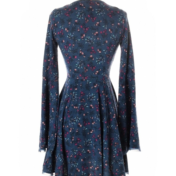 American Rag | Dresses | Nwt American Rag Cie Blue Indigo Floral Dress ...